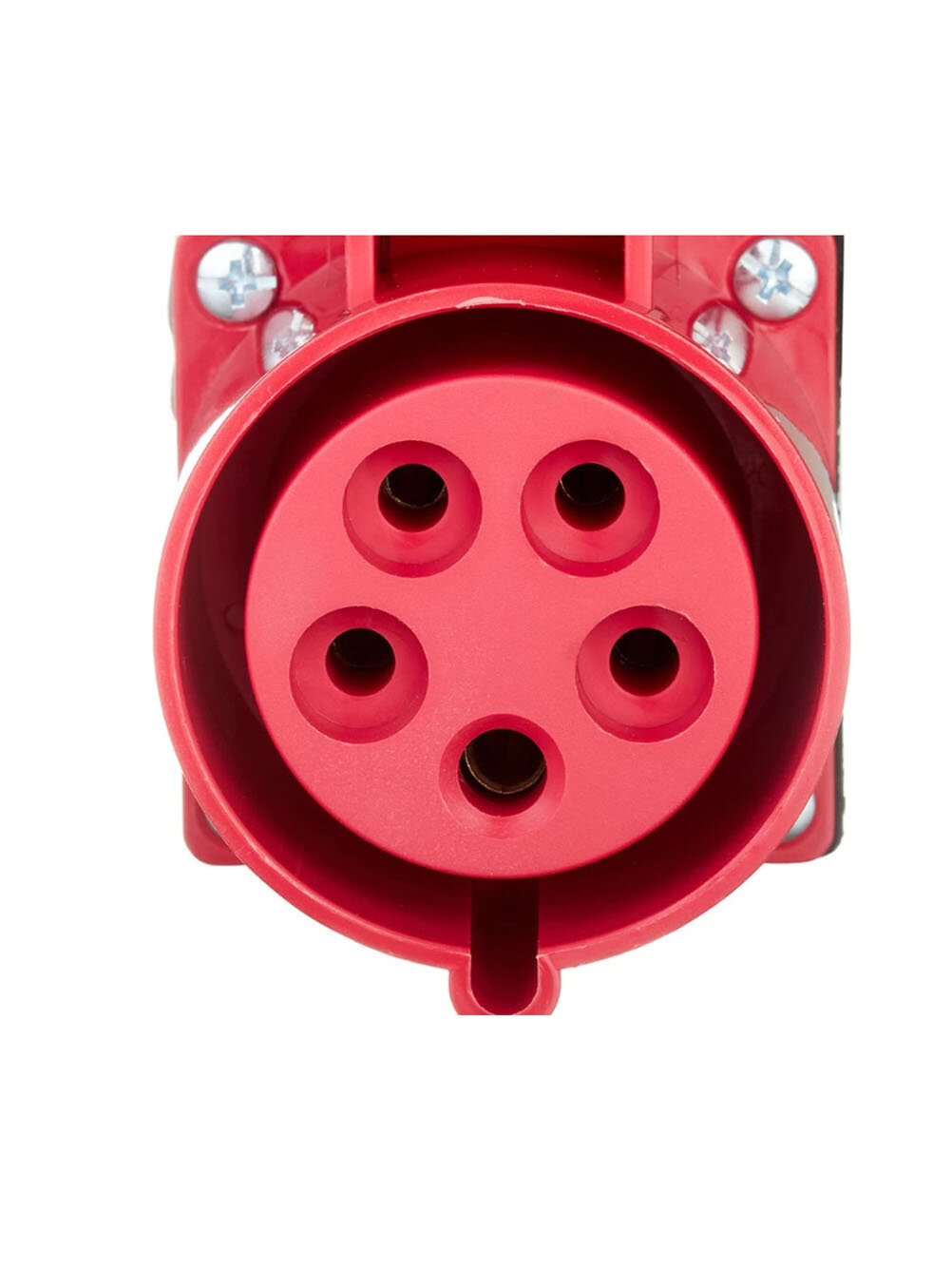 Розетка силовая угловая настенная 3Р+РЕ+N 32 А 380 В IP44