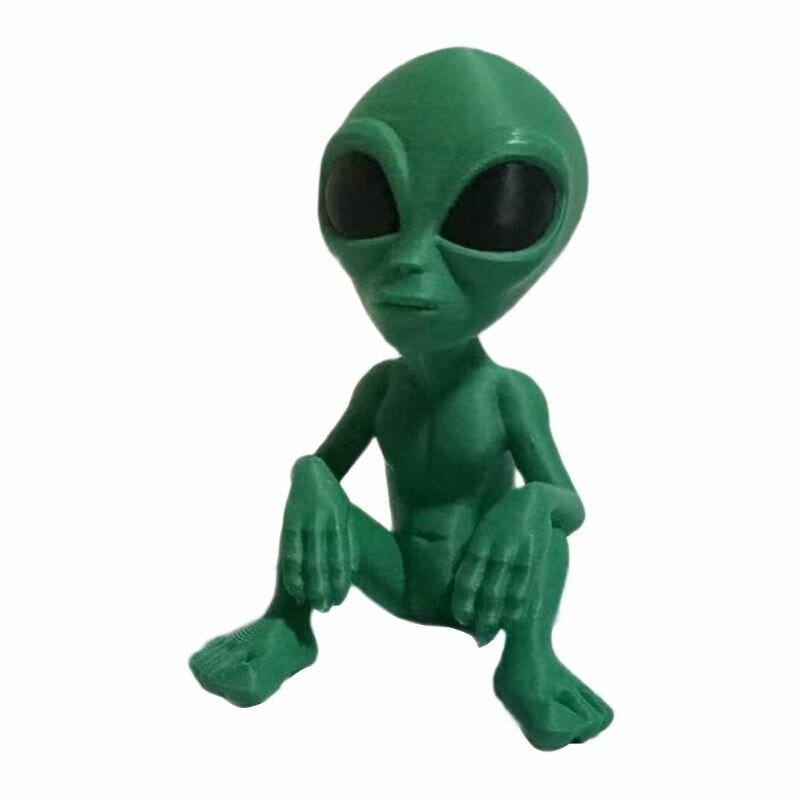 Забавные украшения пришельцев-зеленый