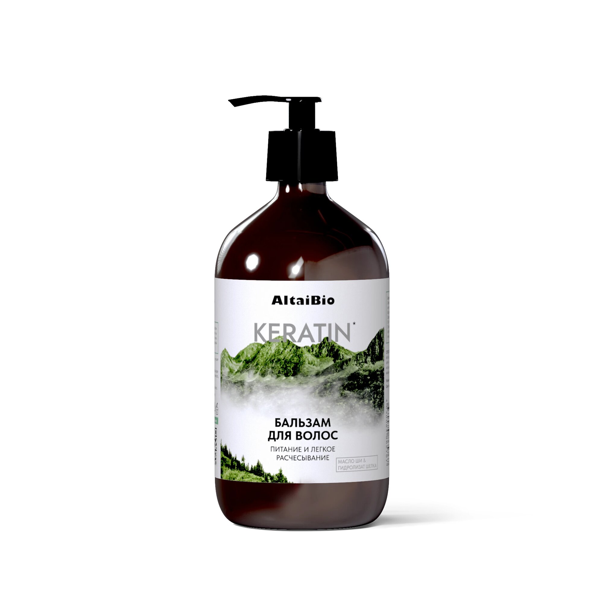 AltaiBio Бальзам для волос «Питание и легкое расчесывание», 500 мл