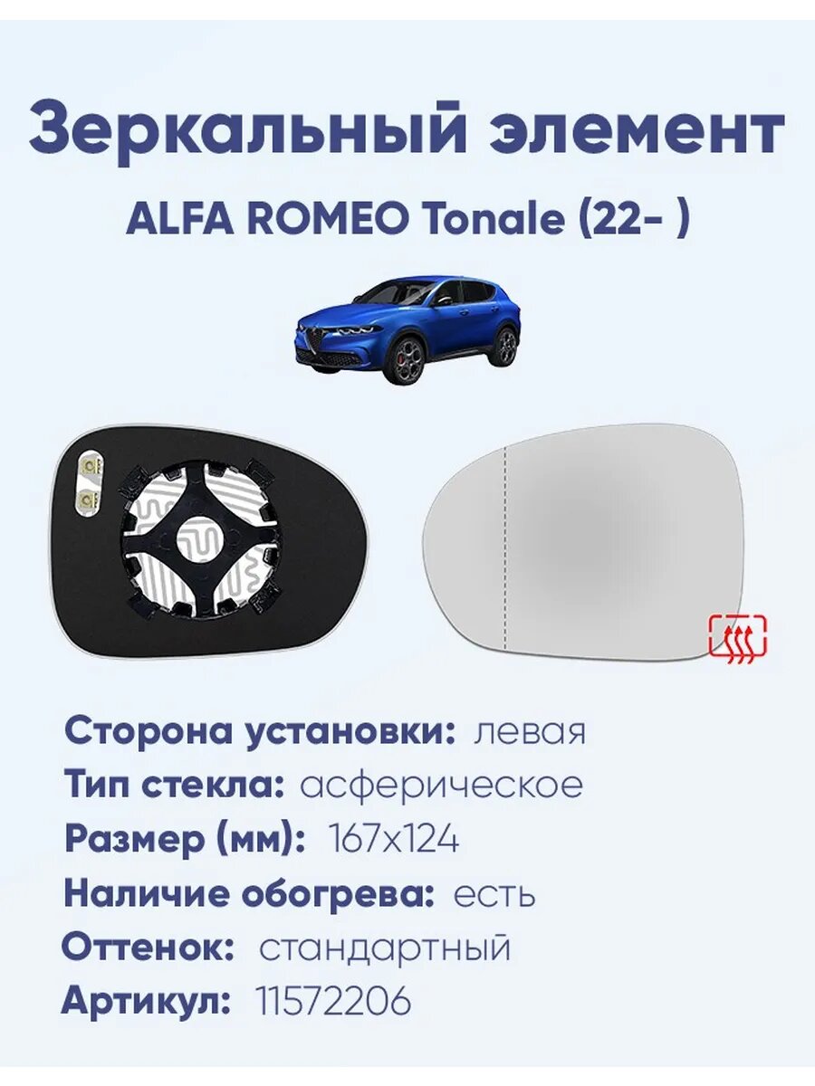 Зеркало ALFA ROMEO Tonale (22- ) 11572206