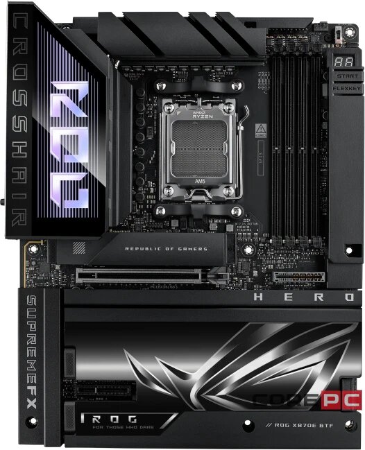 Материнская плата ASUS ROG CROSSHAIR X870E HERO BTF WIFI 7 (90MB1MX0-M0EAY0)