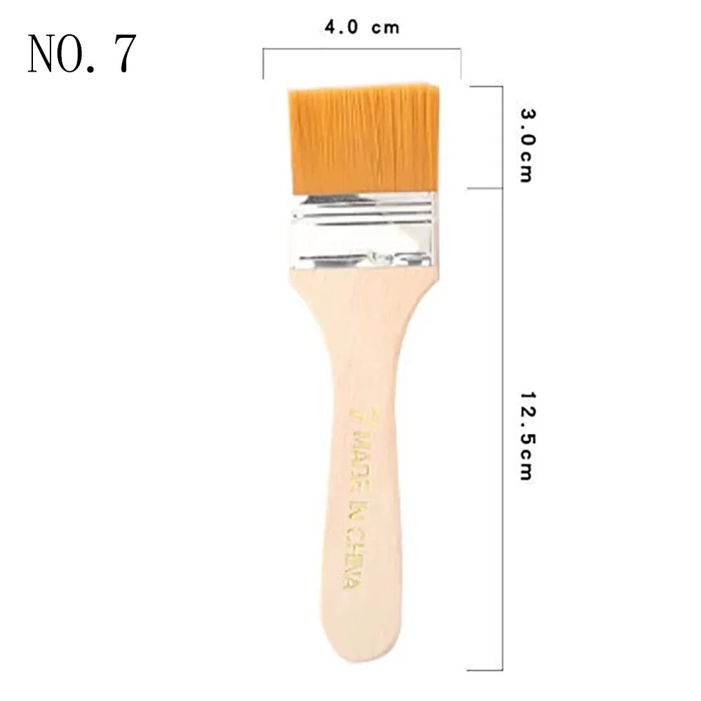 Кисть для рисования NO-7, 1 шт
