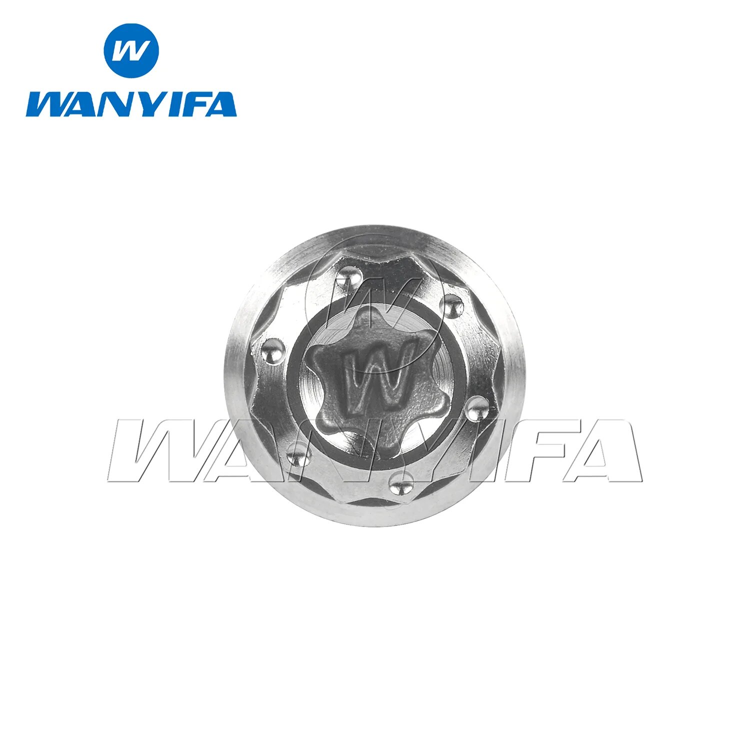 Титановые болты Wanyifa M10x20 4/10 шт. 10pcs, Titanium, M10 Pitch1.25, 20mm