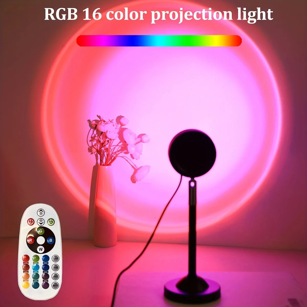 USB Sunset Lighting Ambient Projection Night Light для домашнего декора, расслабляющее освещение в спальне и гостиной
