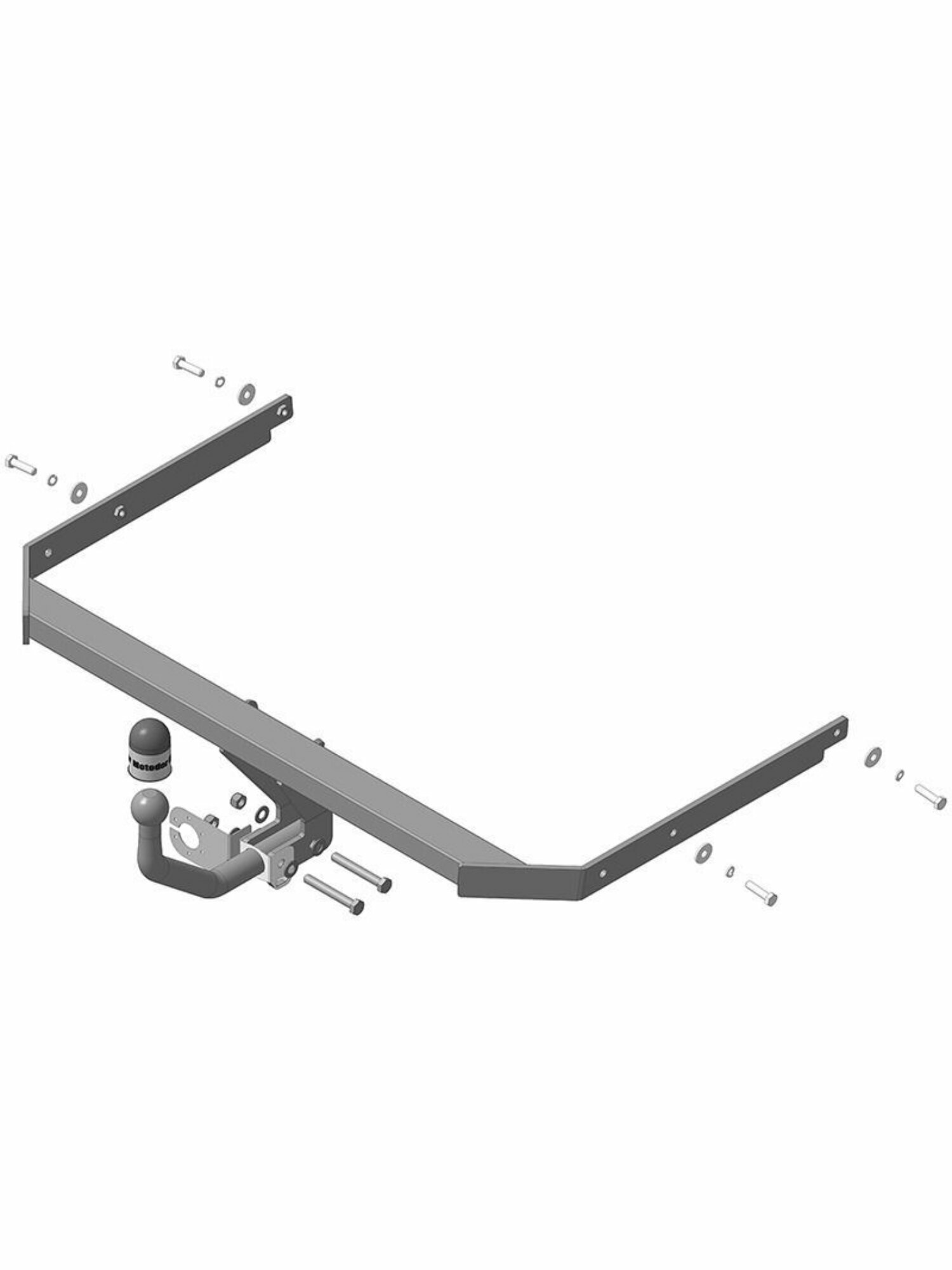 Фаркоп (тягово-сцепное устройство) Motodor на Форд Фокус седан 2011-2019, арт:90705-A