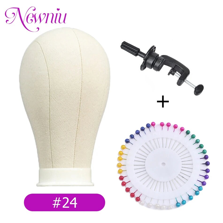 Подставка для парика Betella, холщевая, 21-24 дюйма head 24inch