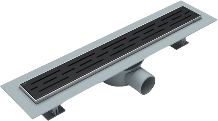 Душевой лоток Esbano Eco Rain 70 cм, матовый черный