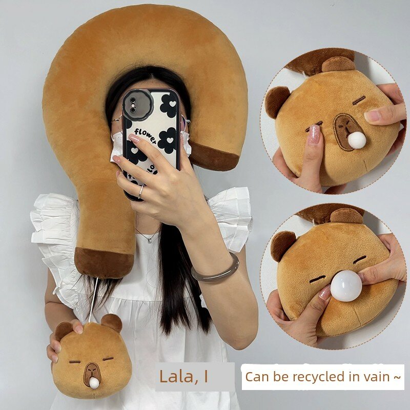 Милая подушка для таксы, U-образная подушка, подушка для шеи с вопросительным знаком, мягкая игрушка, забавная кукла,