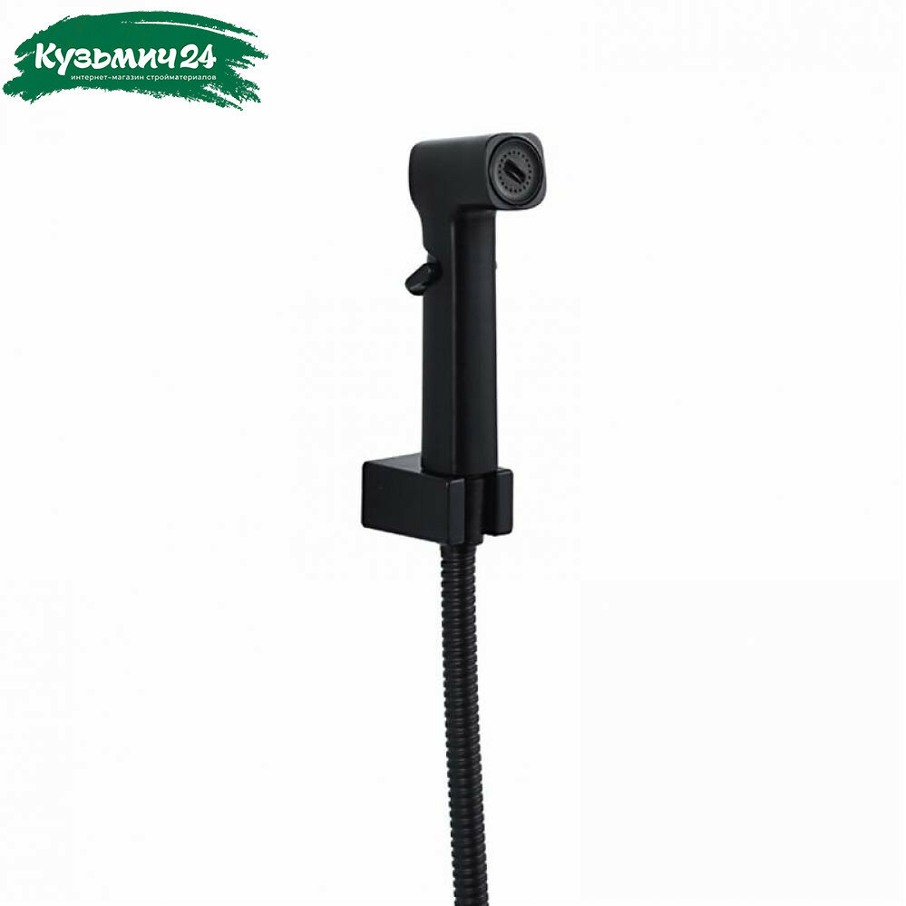 Набор гигиенический Frap F022-6 лейка, шланг, кронштейн черный