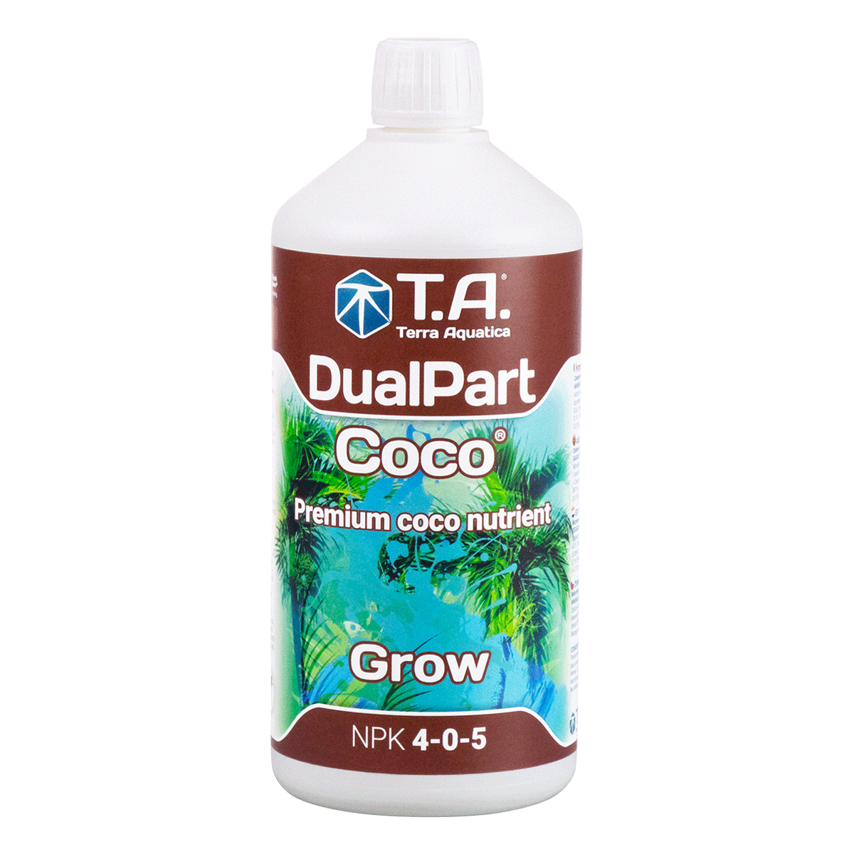 Удобрение для роста в кокосовом субстрате / DualPart Coco Grow, 1 л / Terra Aquatica