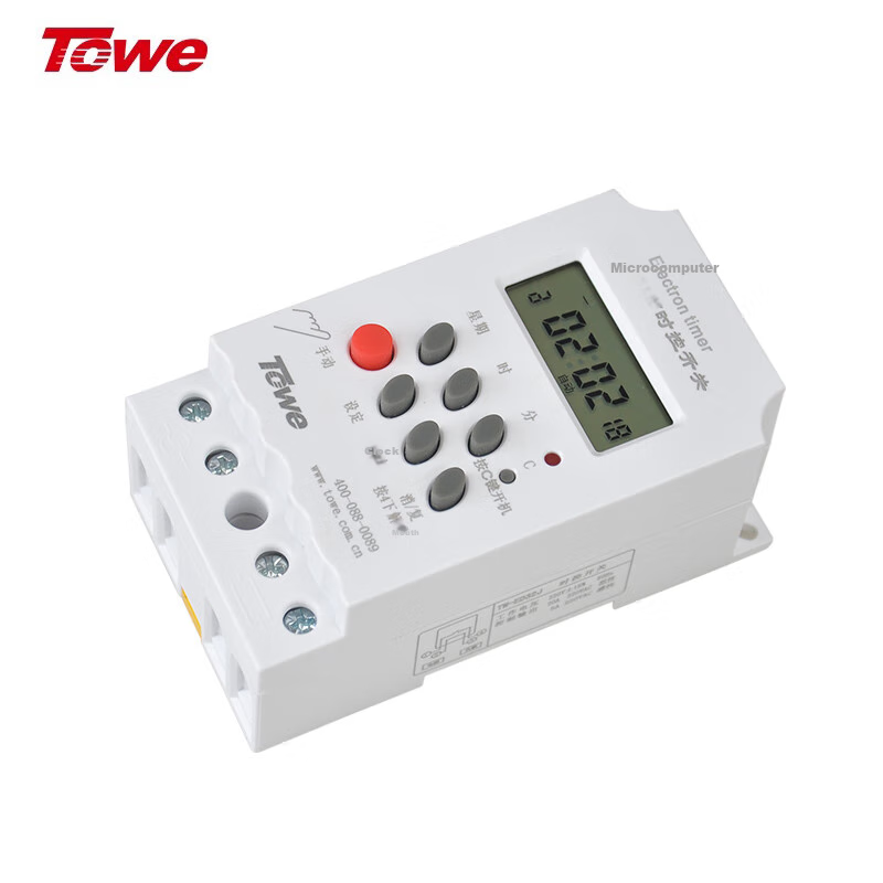 TOWE Industrial Timer Switch/Microcomputer Time Control Switch 6000W High Power 20A Timer Controller TW-ED32J — фото 1
