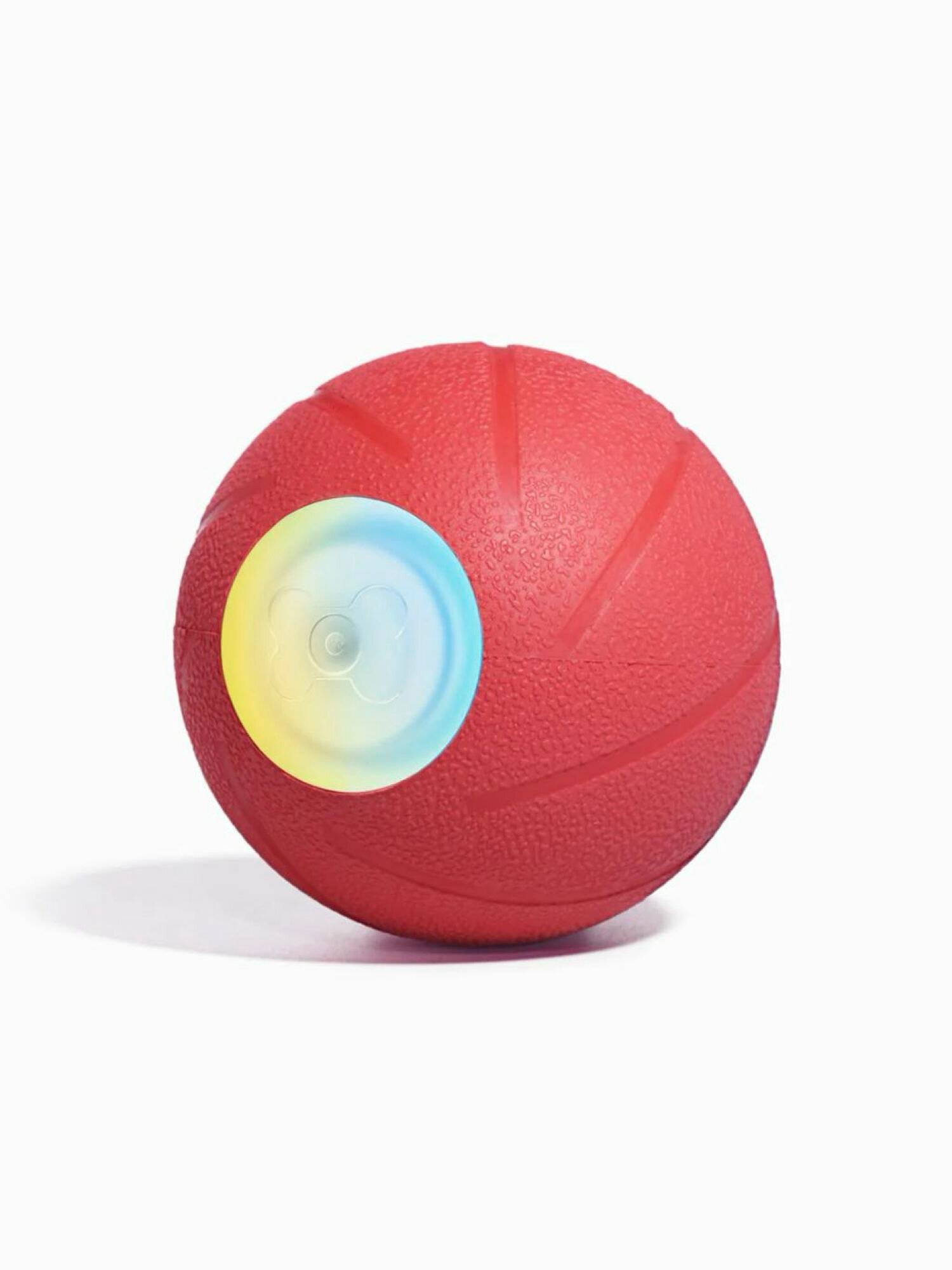 Игрушка для собак мяч Cheerble SE интерактивный, каучуковый для мелких и средних пород с зарядкой, красный