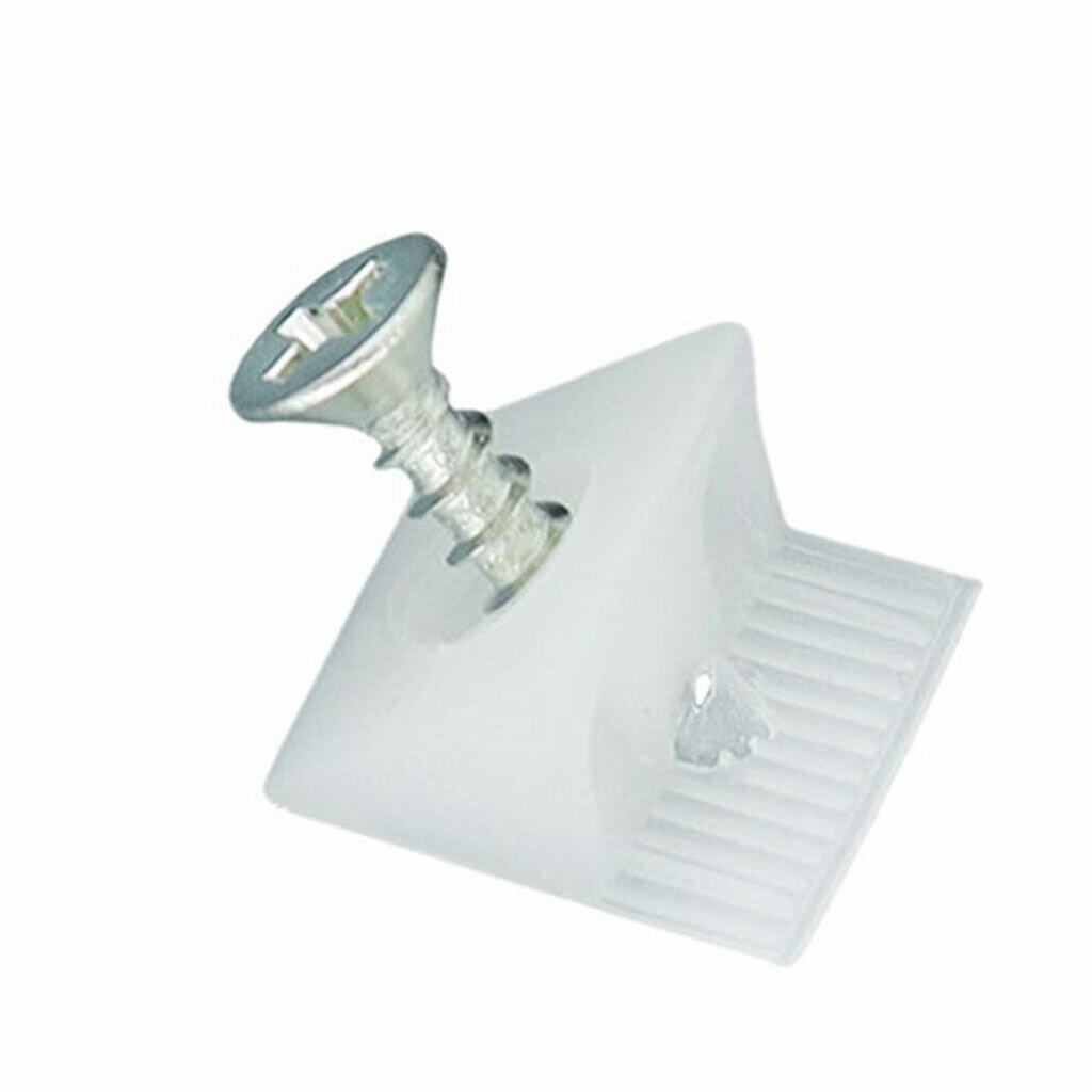 50x Пластиковые угловые фиксаторы для крепления дна ящика мебельного комода