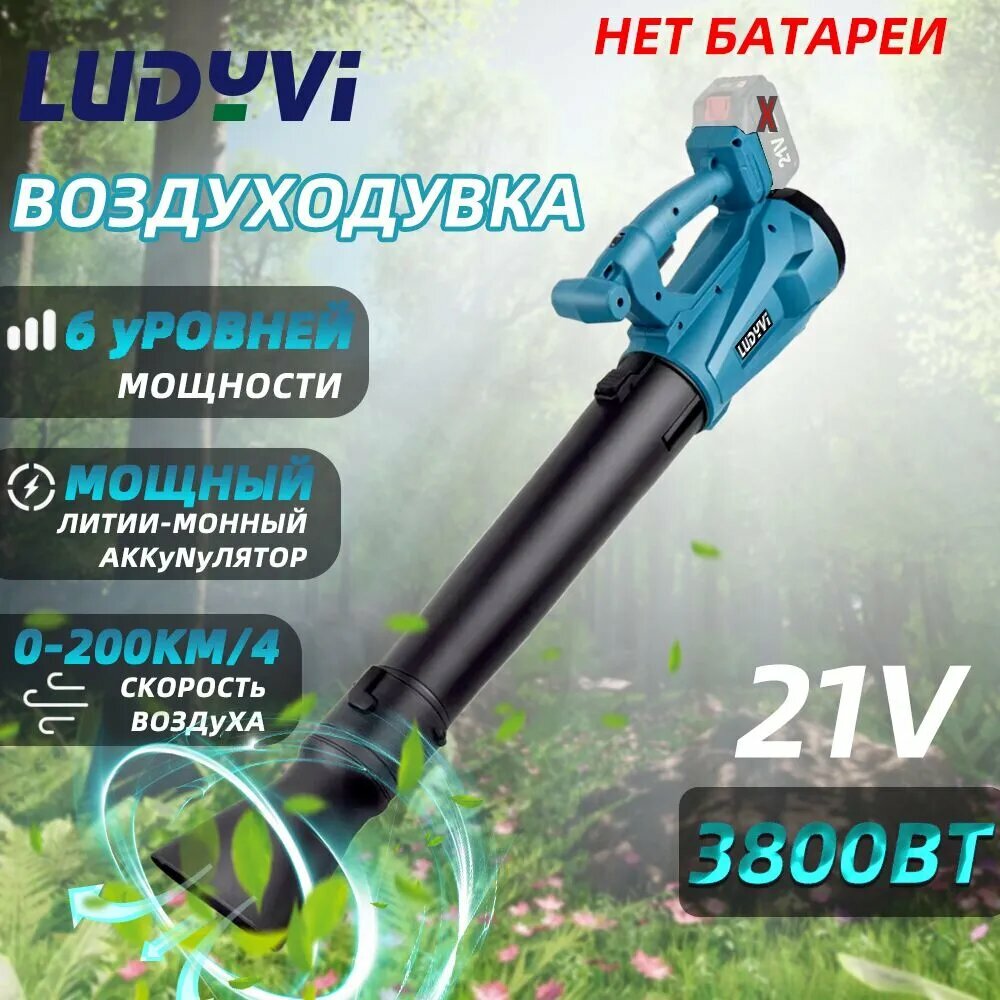 LUDYVI Воздуходувка,3800Вт