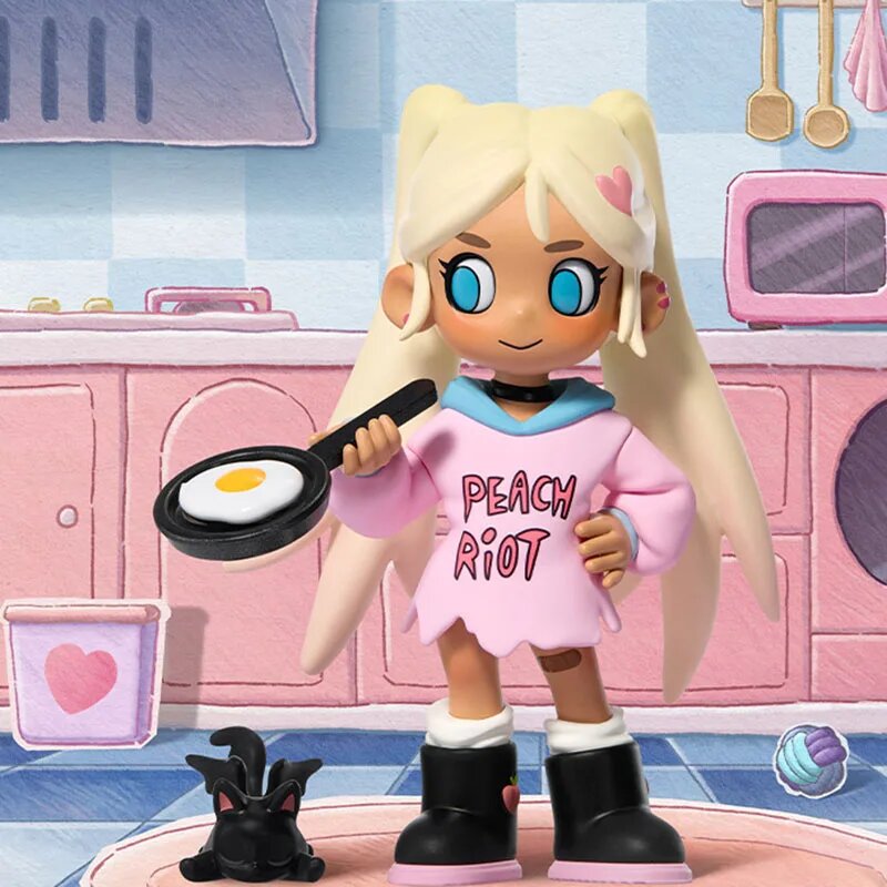Lil Peach Riot Sleepover Series фигурки-сюрпризы Poppy-Breakfast