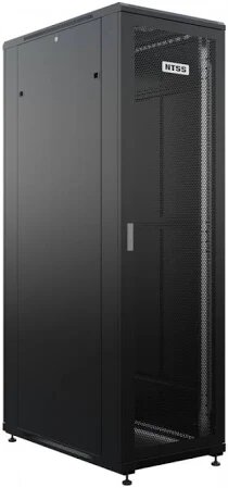 Шкаф серверный NTSS Премиум (NTSS-R42U60100PD/PDD-BL) напольный 42U 600x1000мм пер. дв. перфор. задн. д