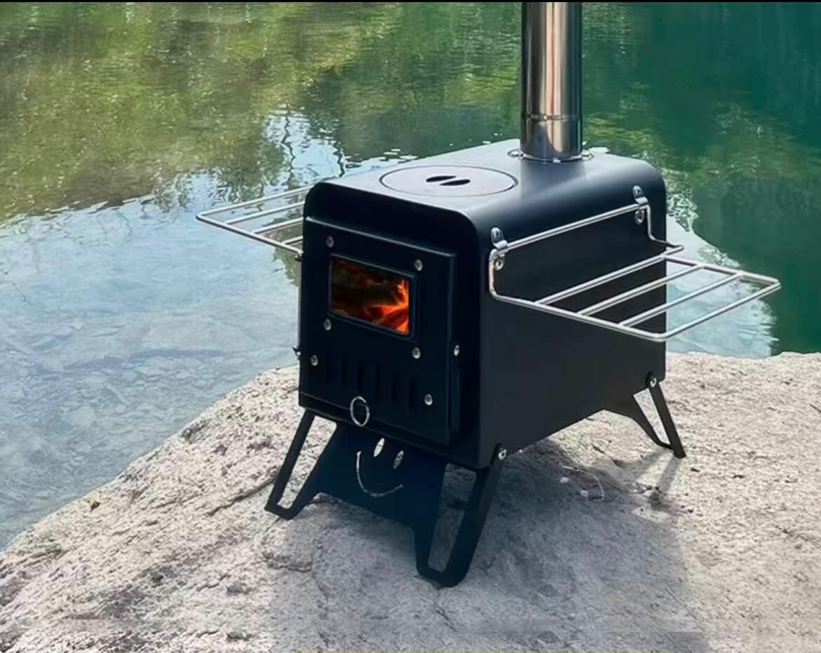 Печь для палатки зимней длительного горения на