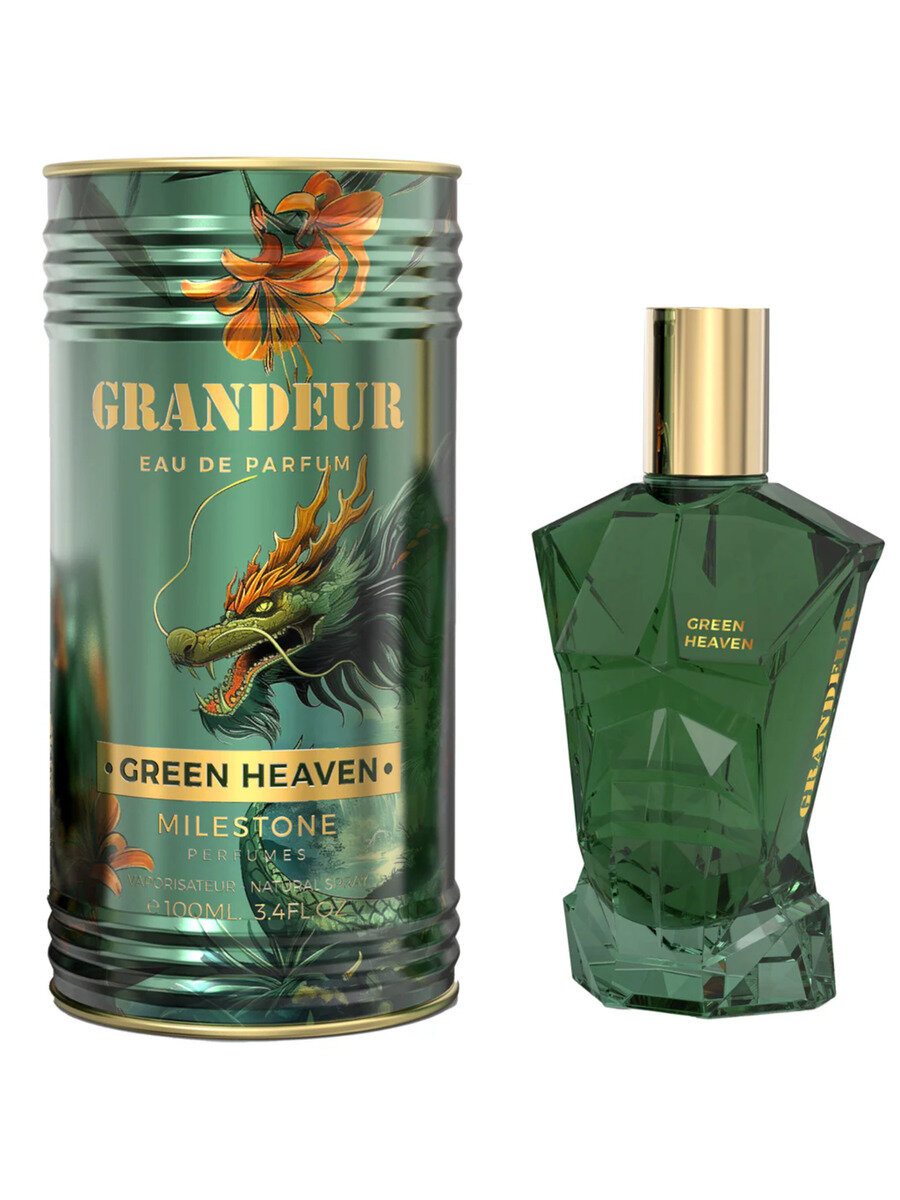 Парфюмерная вода Milestone Grandeur Green Heaven, 100мл