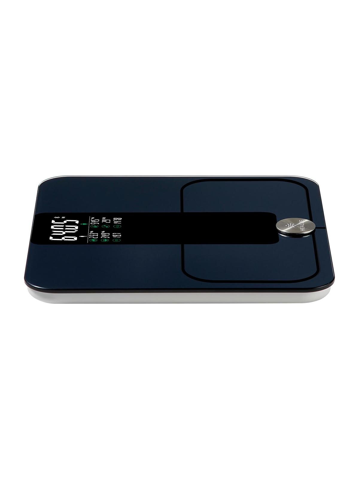 HEALBE Start Control 2: Набор Черные весы Scale и умный браслет GoBe U, черный, HSCB-4BL