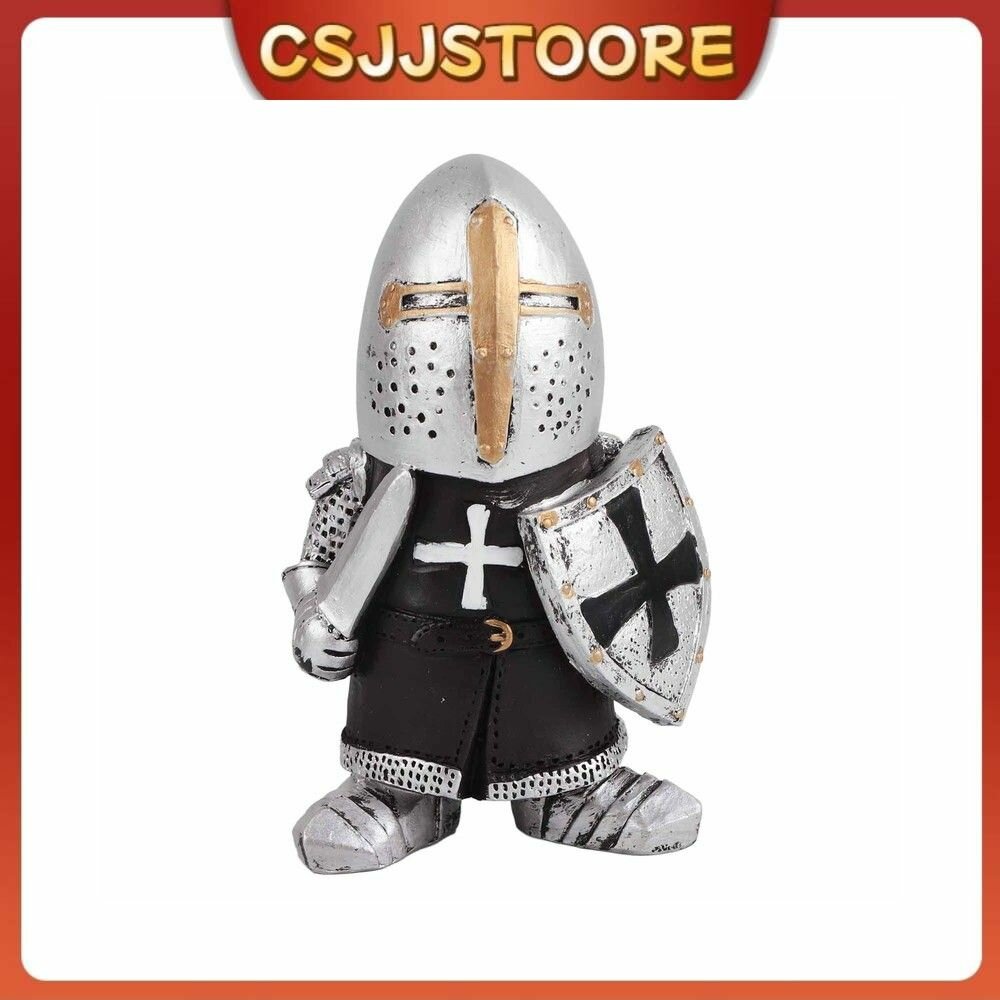 Садовая статуя рыцаря-карлика, миниатюрная скульптура