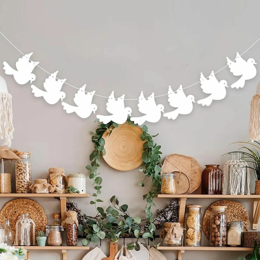 Гирлянда растяжка, 14.4 см, 8 шт