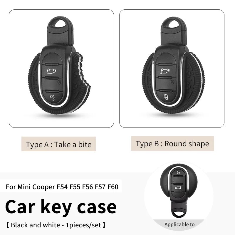 Чехол для автомобильного ключа, декоративный брелок для Mini Cooper F56 F55 F57 F54 F60 Countryman, автозащита ключей, автомобильные аксессуары