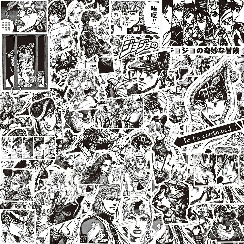 Набор наклеек Jojo's Bizarre Adventure Bandai 30PCS