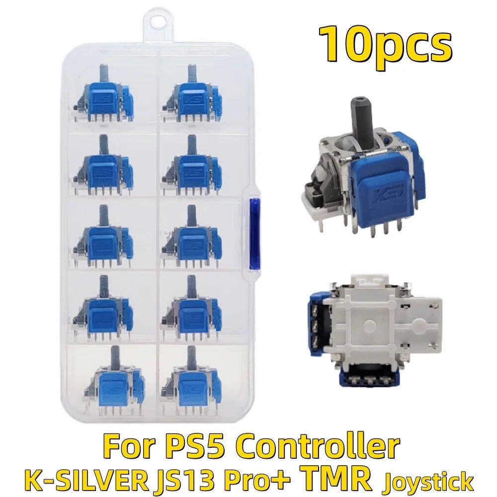 2/10 шт. электромагнитные джойстики KSILVER TMR для PS5 PS4 Xbox One Series X/S 10pcs for ps5