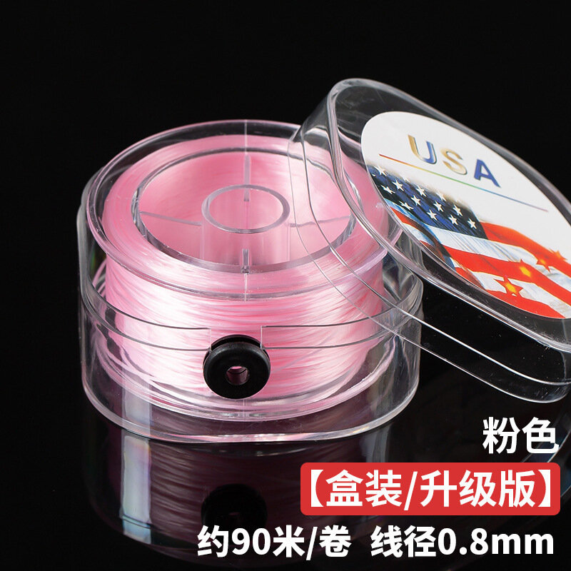 Оптовая эластичная нить для бусин, плоская нить для нанизывания бусин, эластичный шнур для ювелирных изделий, нить для браслета из кристаллов и жемчуга