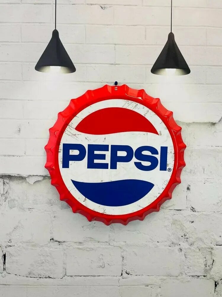 Декор на стену пробка пивная Pepsi