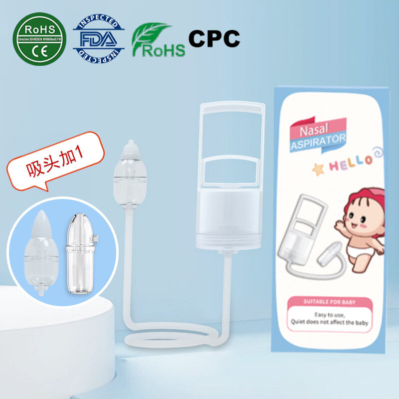 [Горячая распродажа] Ручной назальный аспиратор для детей для очистки носа, ручной назальный аспиратор для детей, устройство для облегчения заложенности носа у младенцев