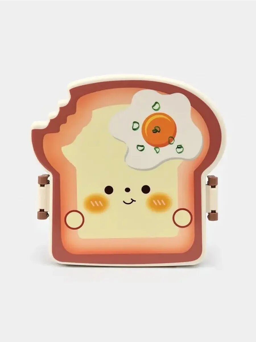 Практичный ланч-бокс с отделениями и аксессуарами