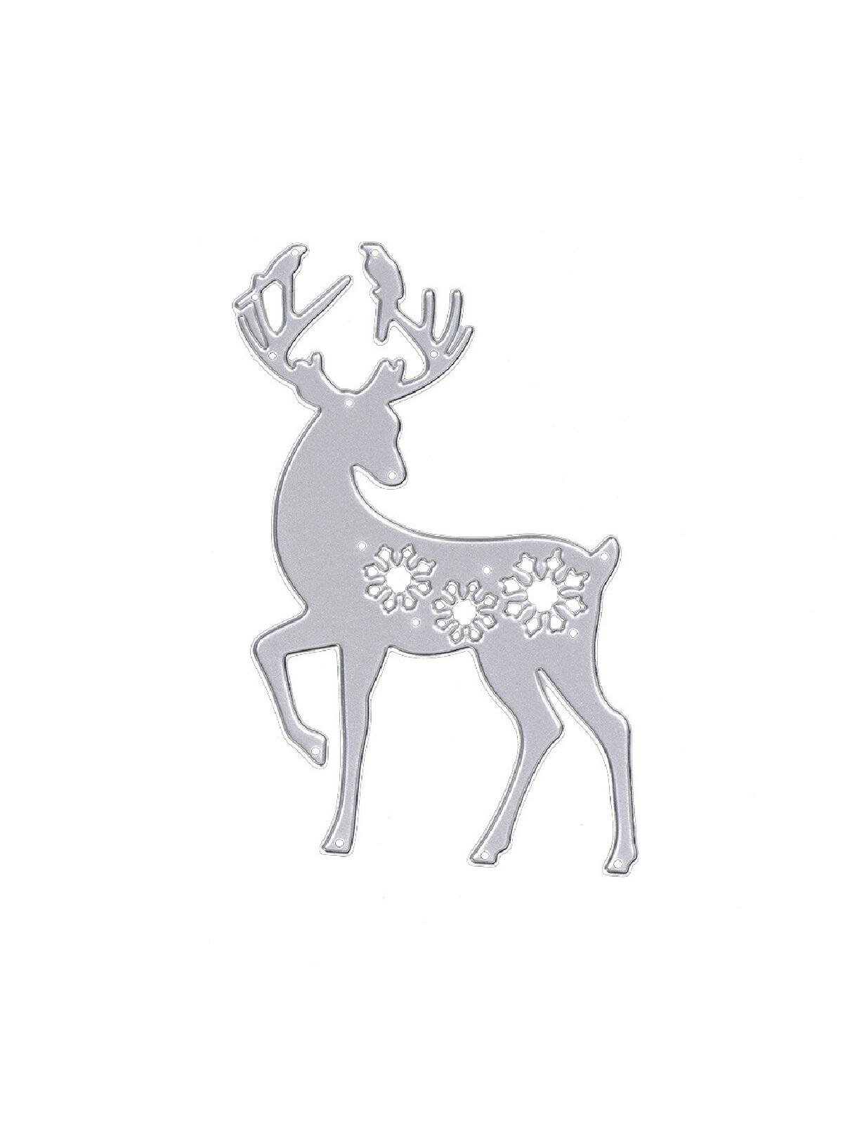 Олень Режущие Штампы Трафареты DIY Альбом Для Вырезок Тиснение Бумажных Карточек Ремесло Декор