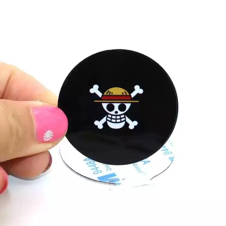 Ключ для домофона T5577 метка наклейка 40 мм на мобильный телефон (1шт) RFID 125kHz EM-Marin - перезаписываемая заготовка из ПВХ для копирования бесконтактных брелков и карт .