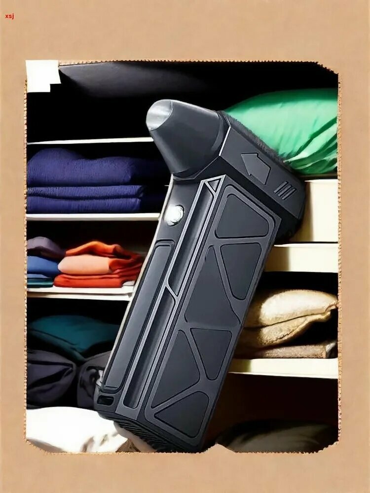 Мини-портативный беспроводной фен для волос, пылесос, мощный высокоскоростной турбовентилятор