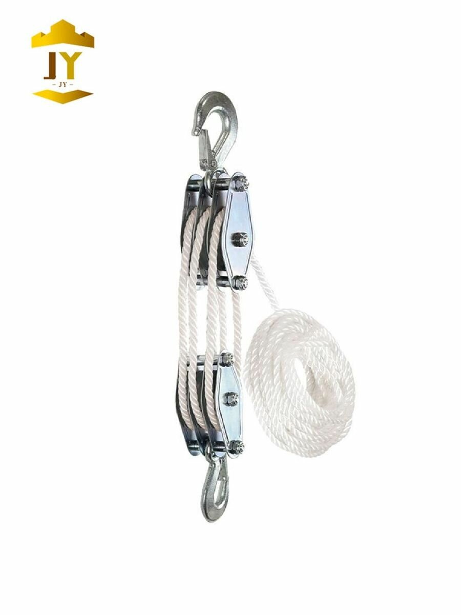Блок и система полиспаста канатная таль с подъемной силой прочность на разрыв сверхпрочная 15м