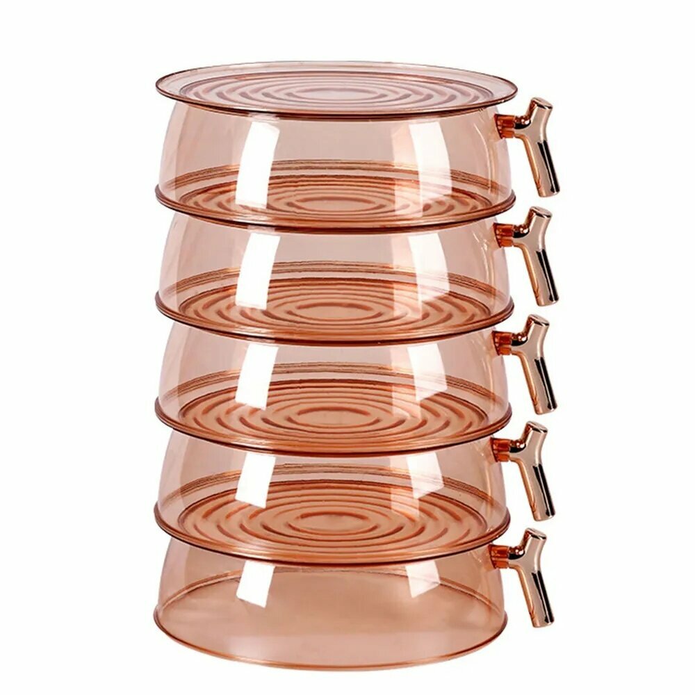 5-слойный термочехол для еды, прозрачный, теплый, для защиты овощей, складной, пылезащитный, против мух, кухонные принадлежности для хранения продуктов