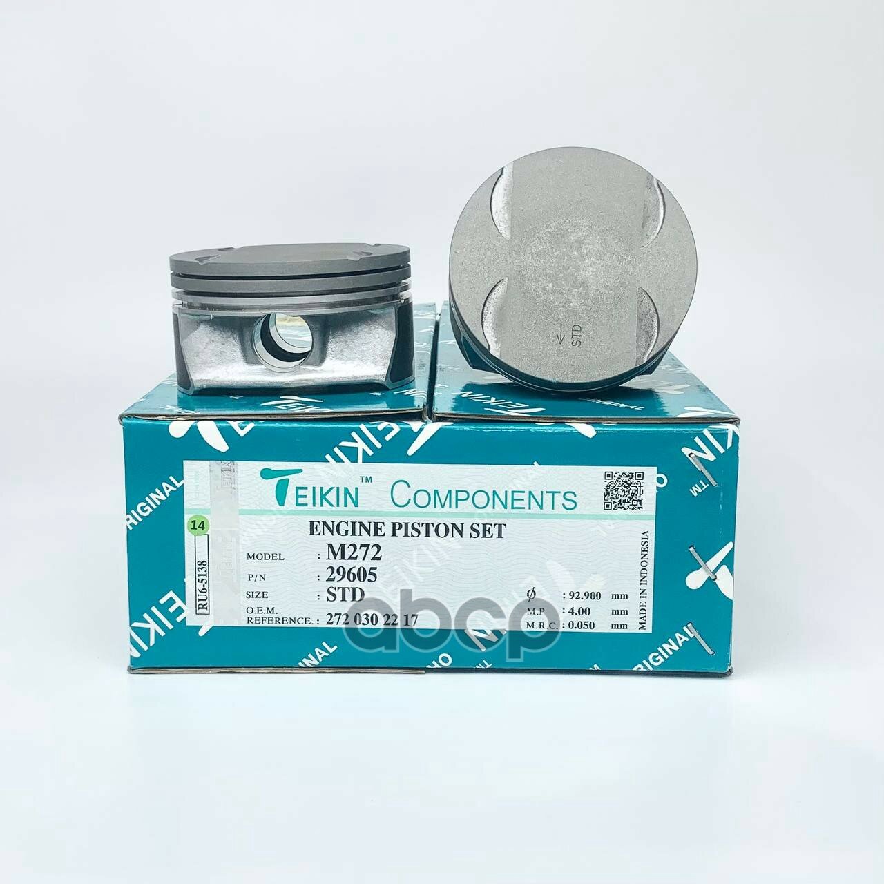 TEIKIN Поршень двигателя с пальцем 1шт 29605-STD TEIKIN арт. 29605STD