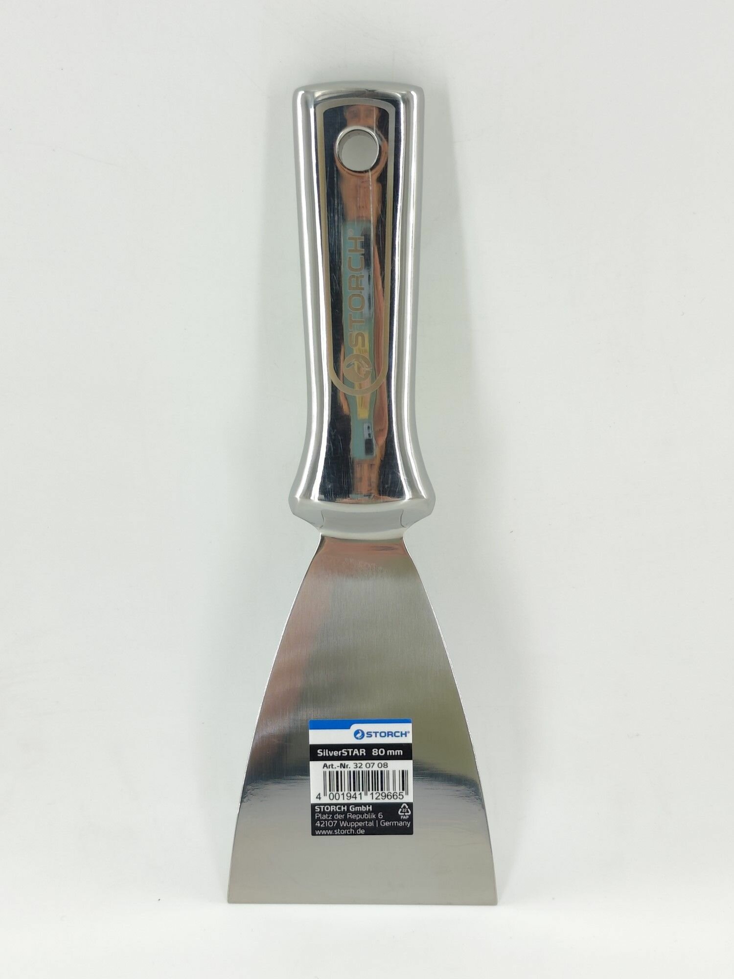 Шпатель цельнометаллический Storch Silver Star 320708 (80мм)