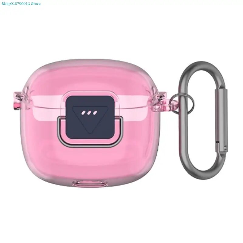 Чехол для JBL Tune Flex 2, Transparent-pink