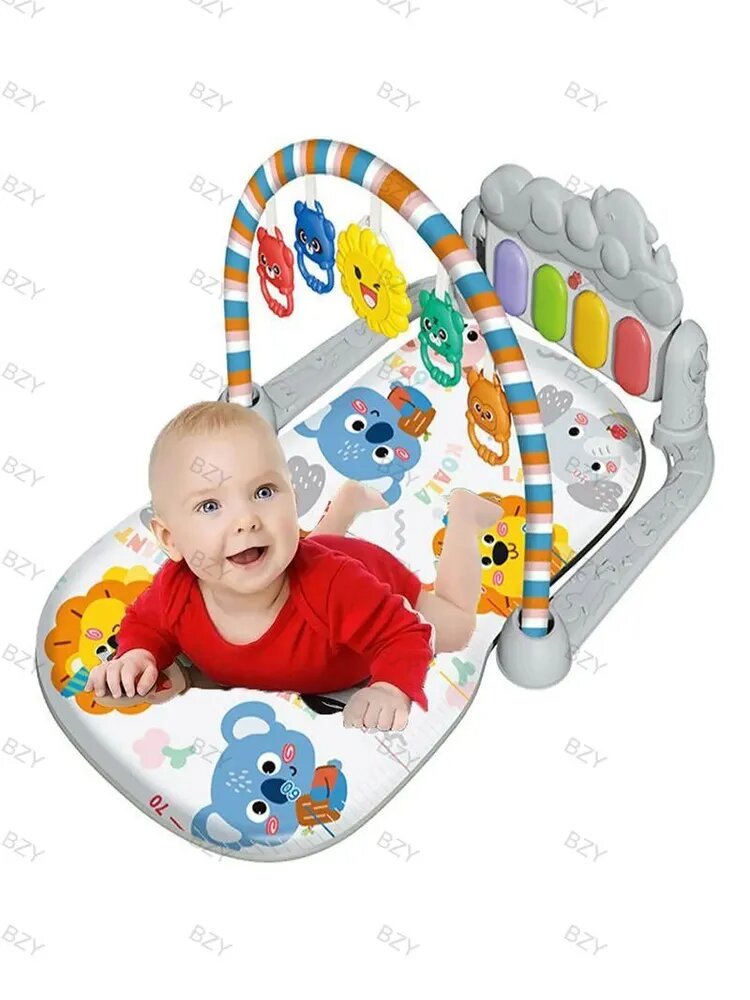 Монтессори Стойка с интерактивной клавиатурой пианино для малышей