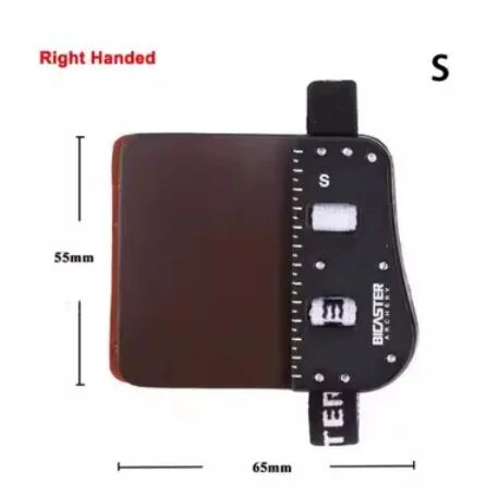 Напальчник BICASTER ARCHERY для правой руки размер S из натуральной кожи для стрельбы из лука