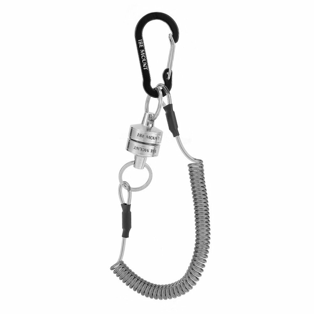 Outdoor Stainless Steel Magnet KeyChain Telescopic Rope Magnetic Suction Buckle Metal with Steel-Wire