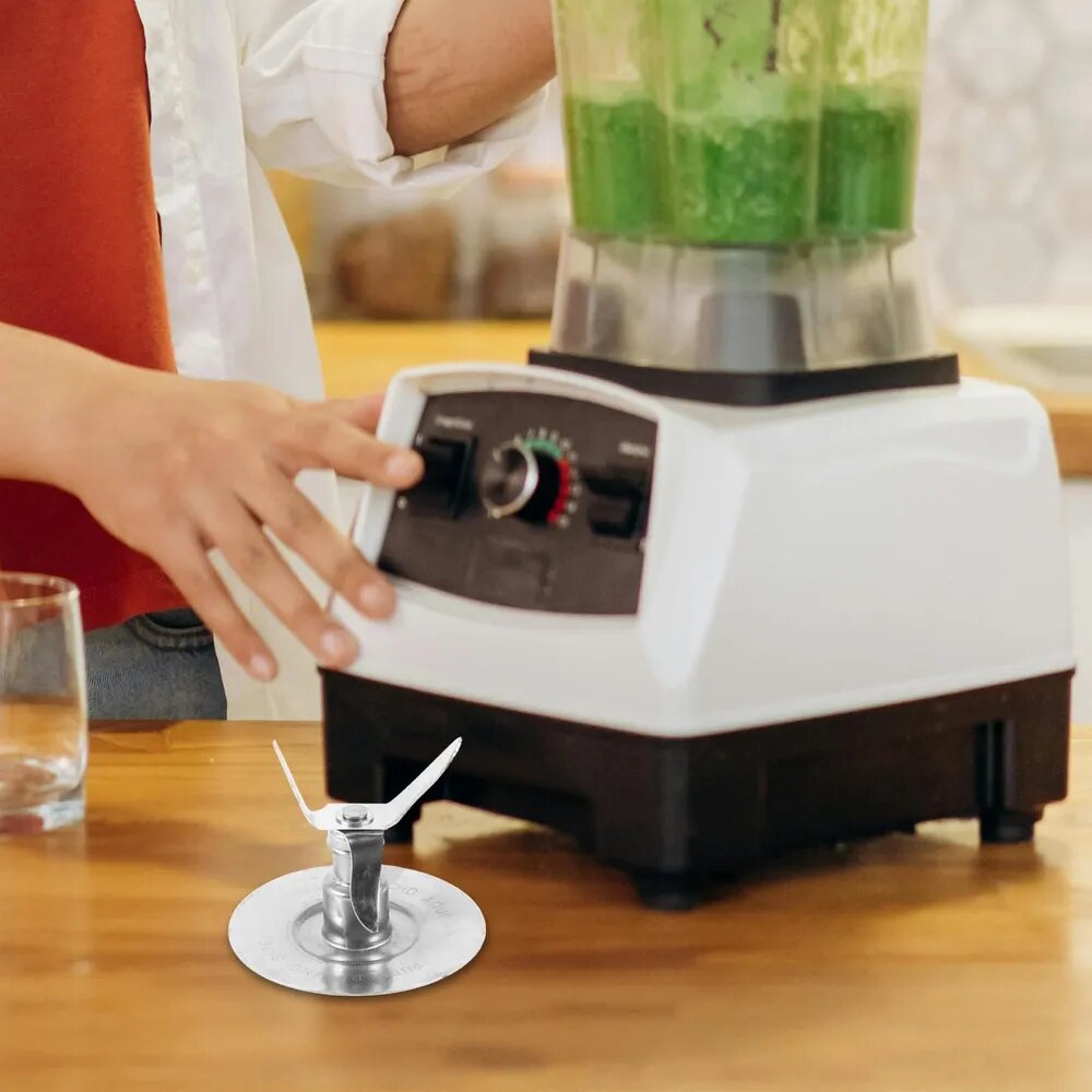 Серебристая база ножей из нержавеющей стали для блендера, запасная часть для дома