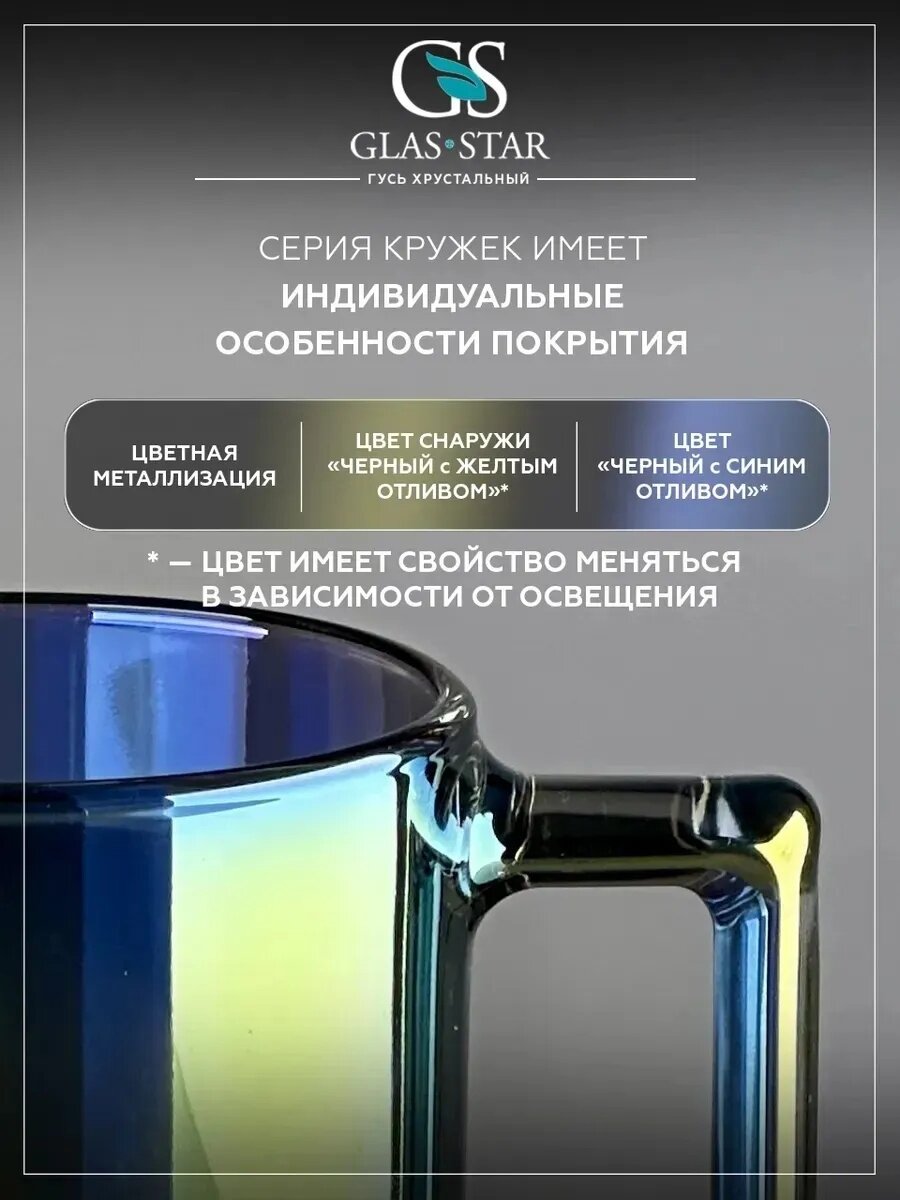 Кружка для чая и кофе набор 4 шт.