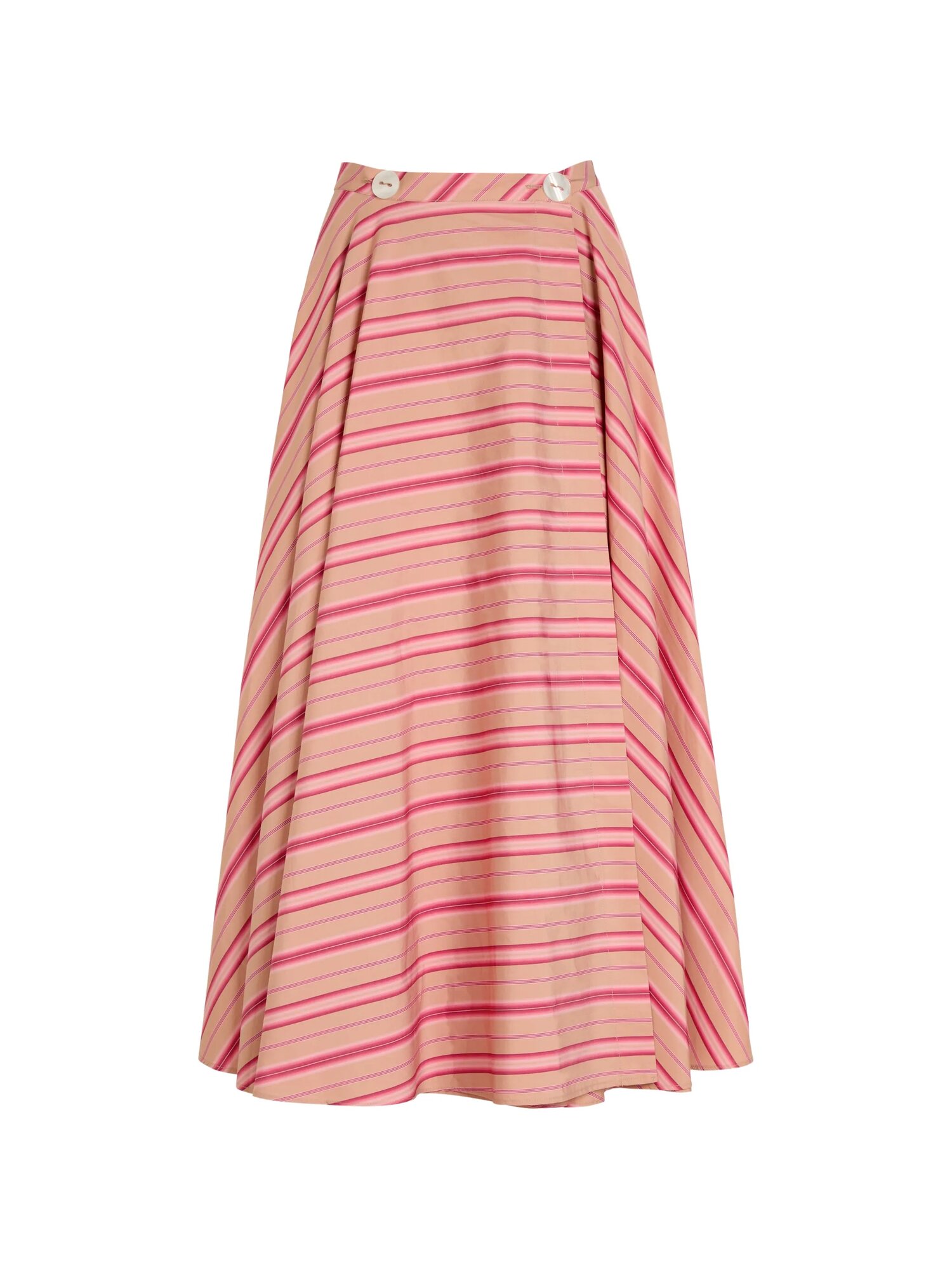 Юбка Audrey striped button-fastening maxi skirt