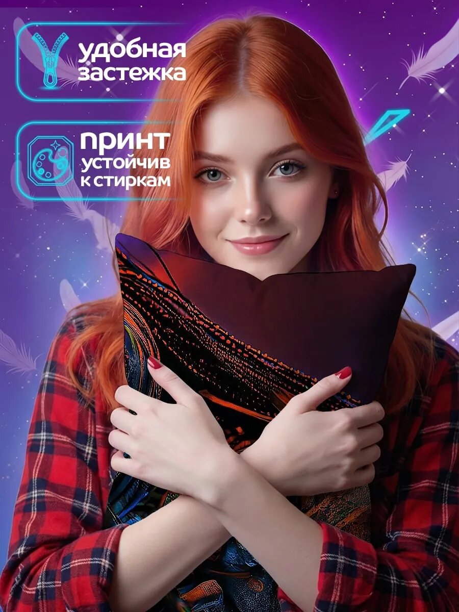 Подушка дакимакура Киберпанк девушка — фото 1