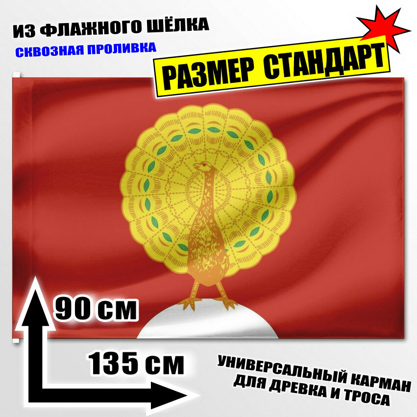 Флаг Серпухова 135x90 см.