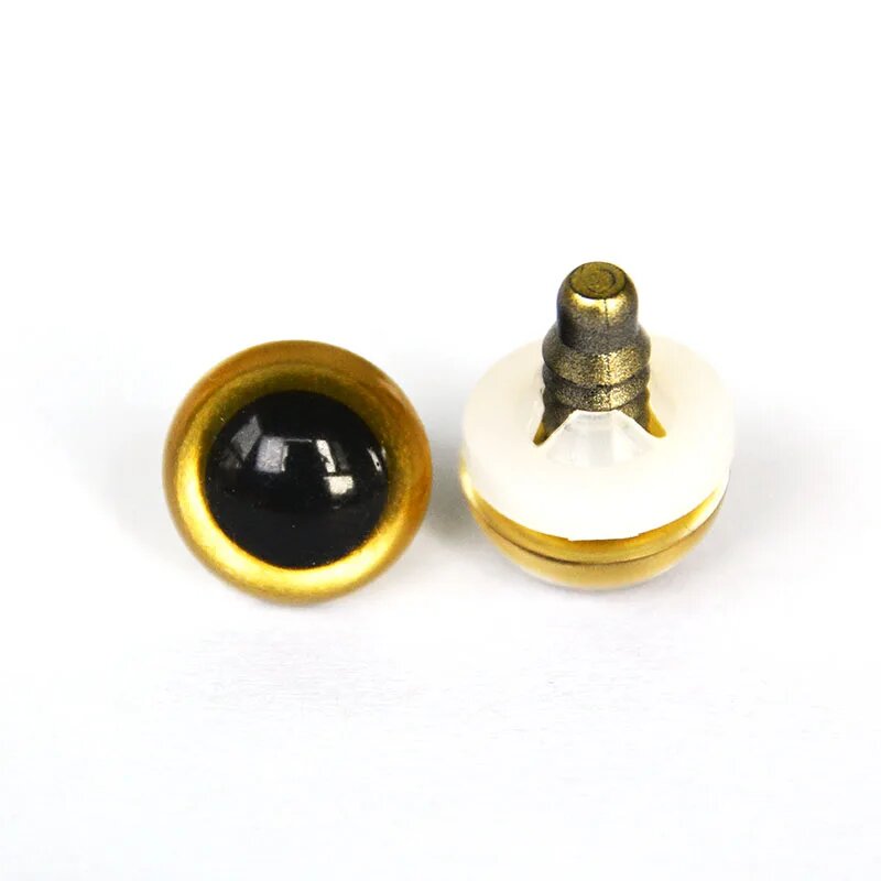 Набор глаз для кукол Corn Flower 20 шт Gold, 12mm