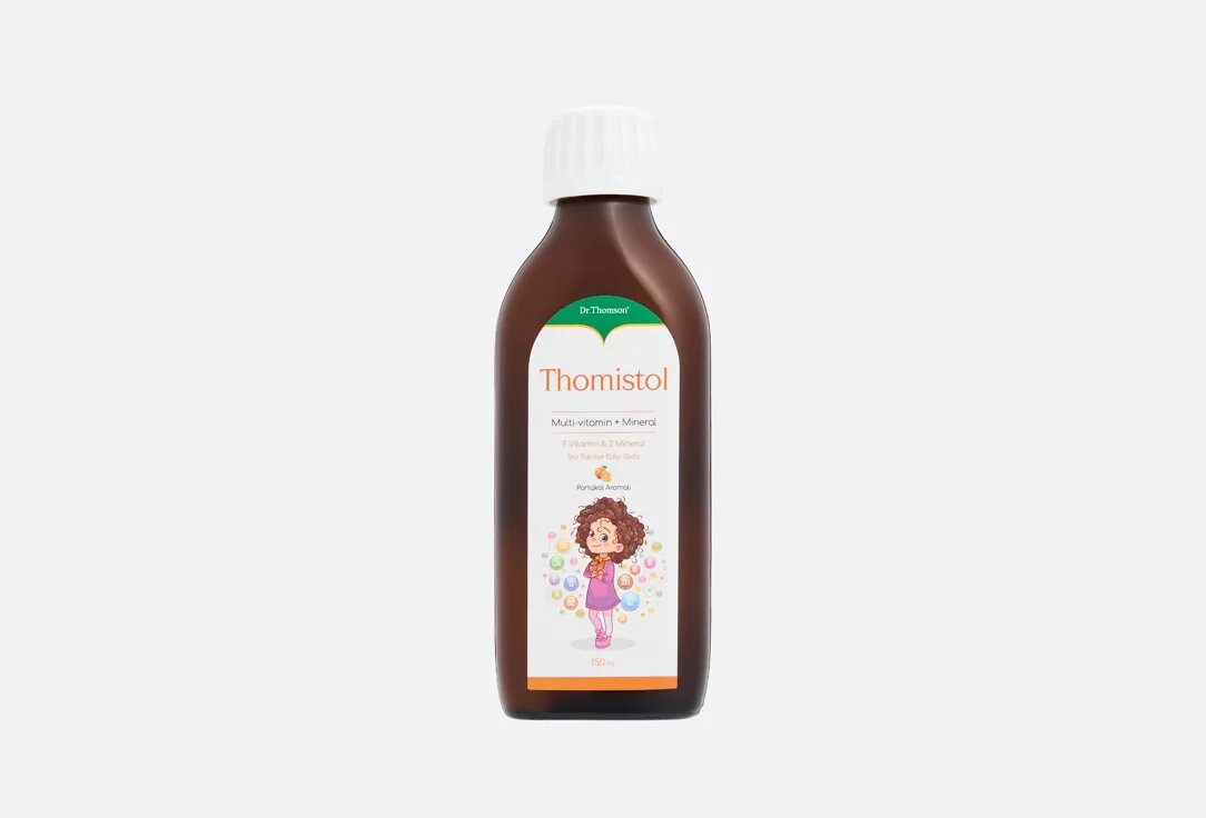 DR. THOMSON Томистоль со вкусом апельсина в сиропе БАД для улучшения общего здоровья организма 150 мл